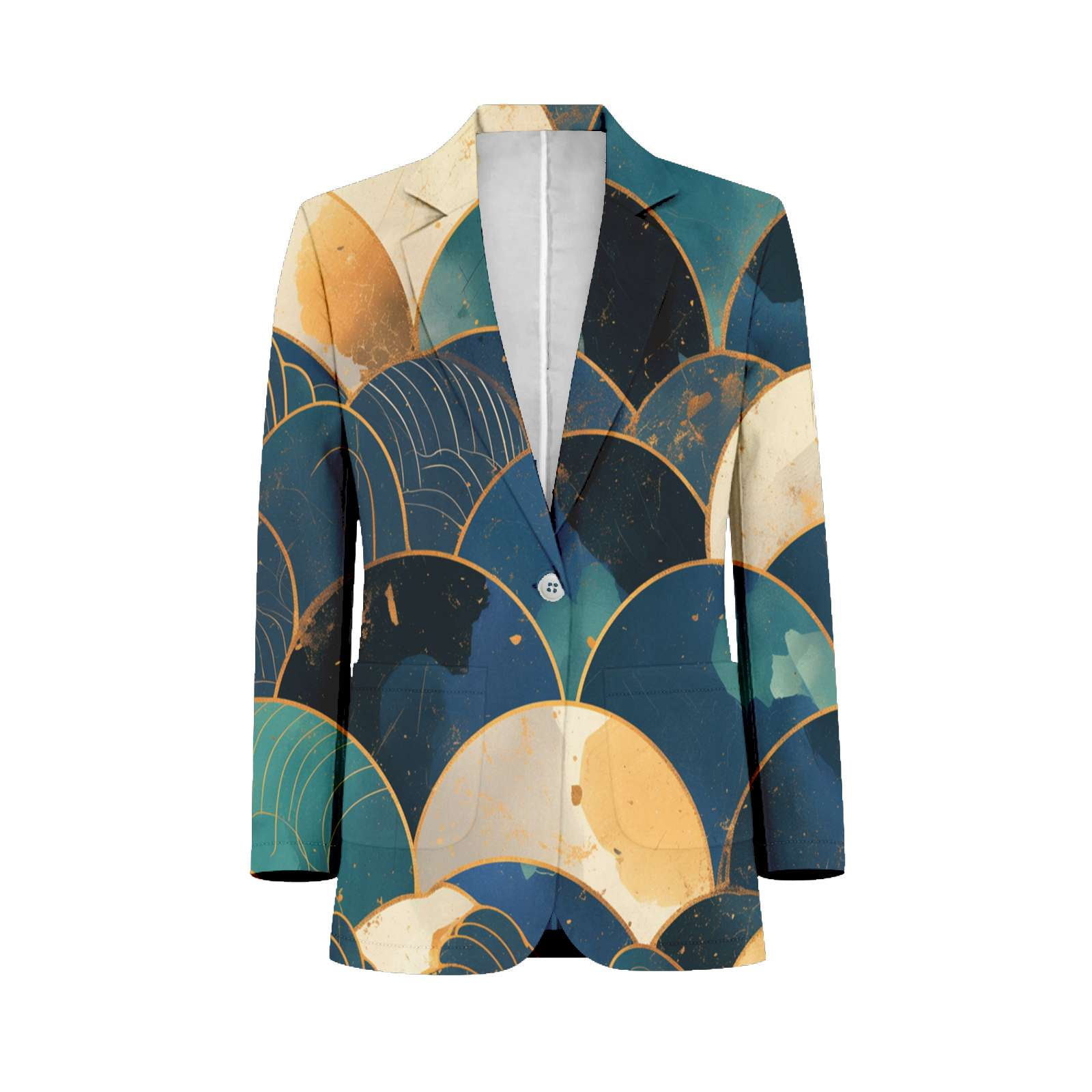 Luxurious Marble Customized Men's Suits full man Shawl Collar Gentleman ...