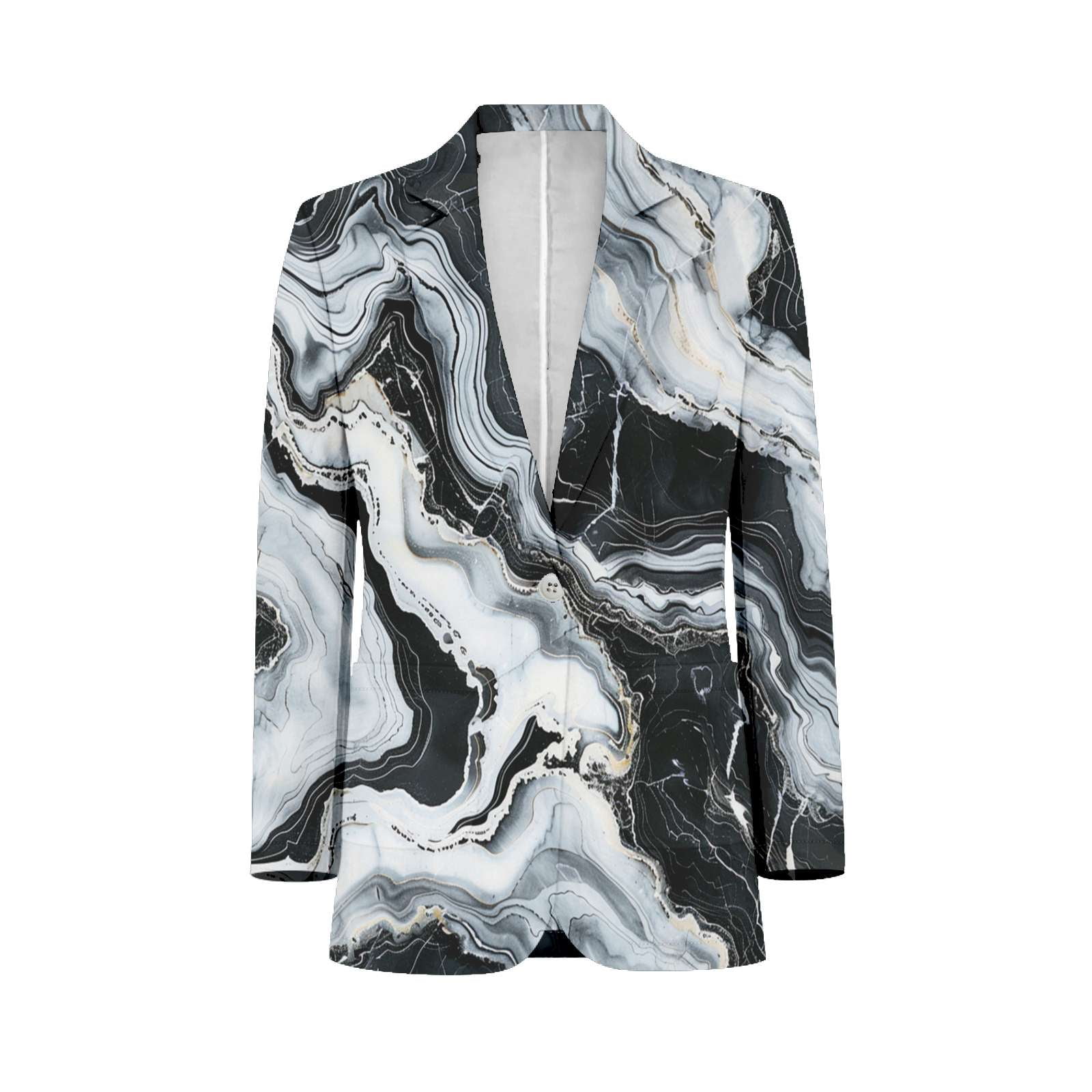 Luxurious Marble Customized Men's Suits full man Shawl Collar Gentleman ...