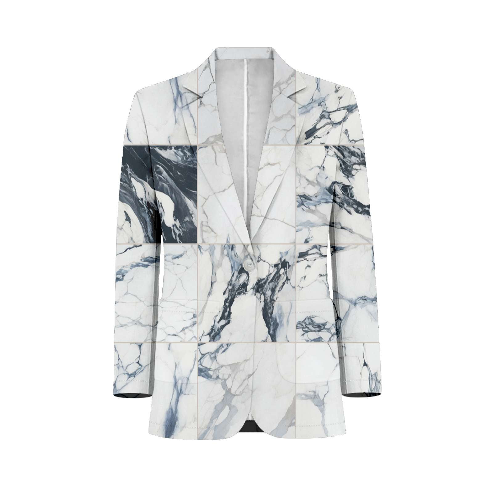 Luxurious Marble Customized Men's Suits full man Shawl Collar Gentleman ...