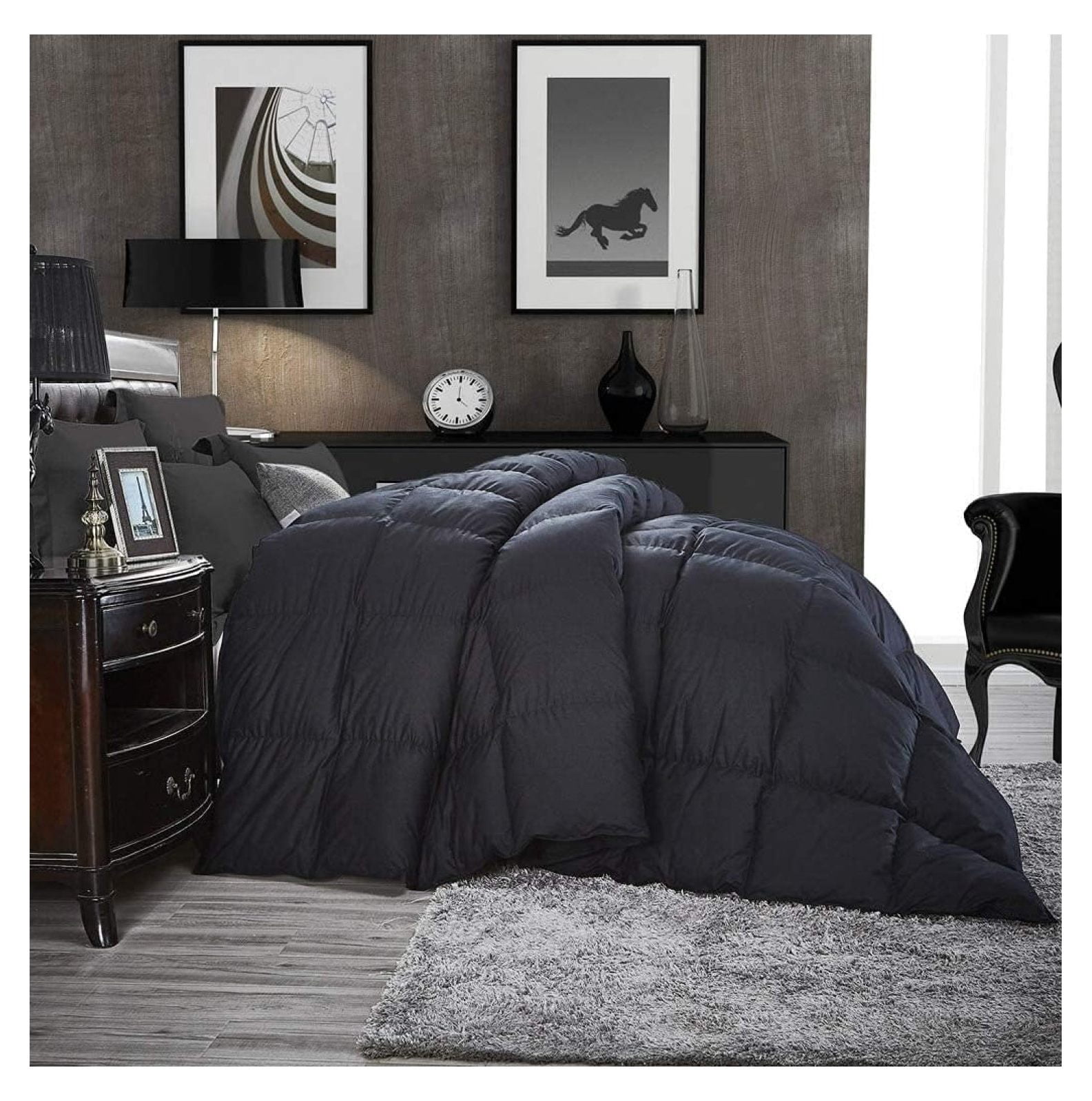 Luxurious Palatial King Size Goose Down Fiber Comforter Duvet Insert ...