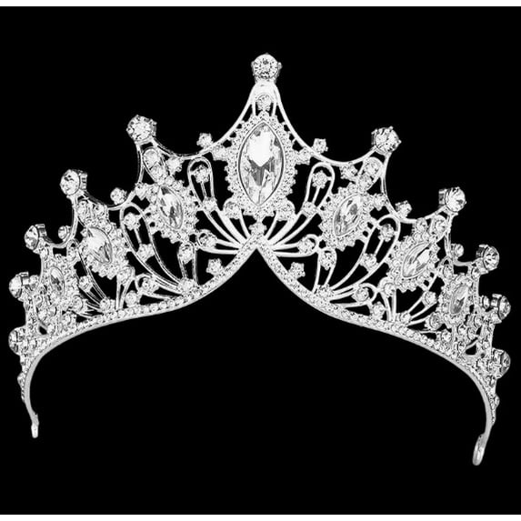 Luxurious Rhinestone Headband Princess Crown Tiara - Perfect Wedding ...