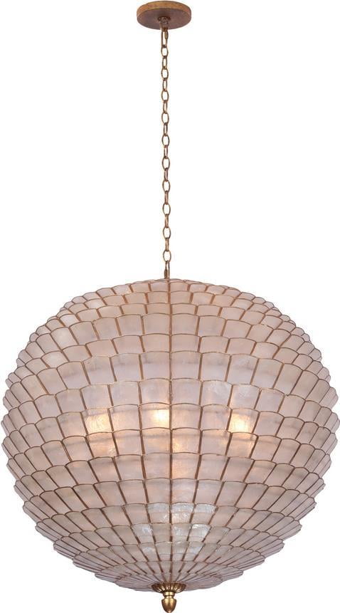 Luxurious Samal 25 Pendant-Gold Leaf and Capiz - Walmart.com