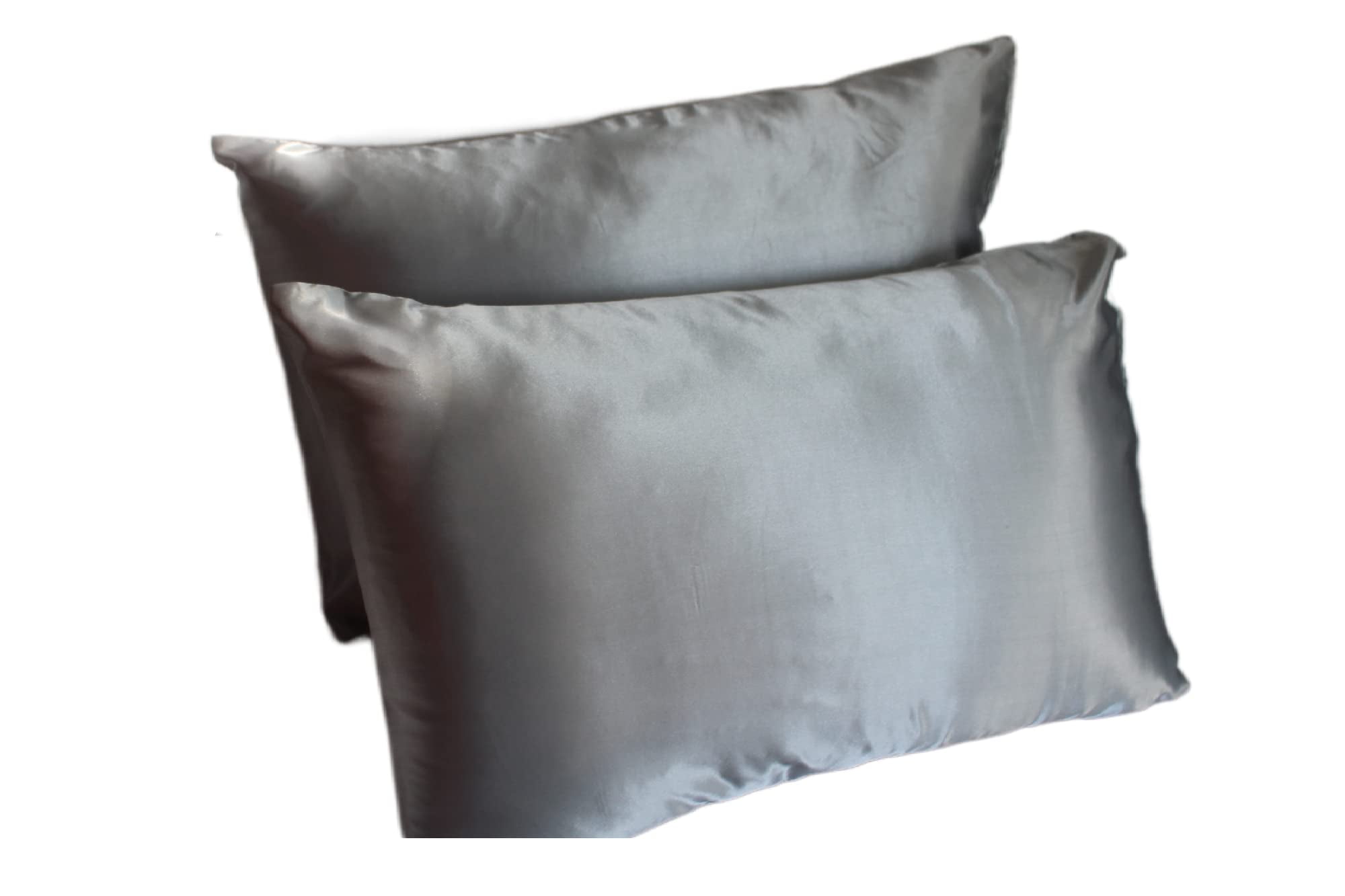 Luxurious Satin Silk Pillowcase Pair - Soft & Breathable 20 x 26 Inch ...