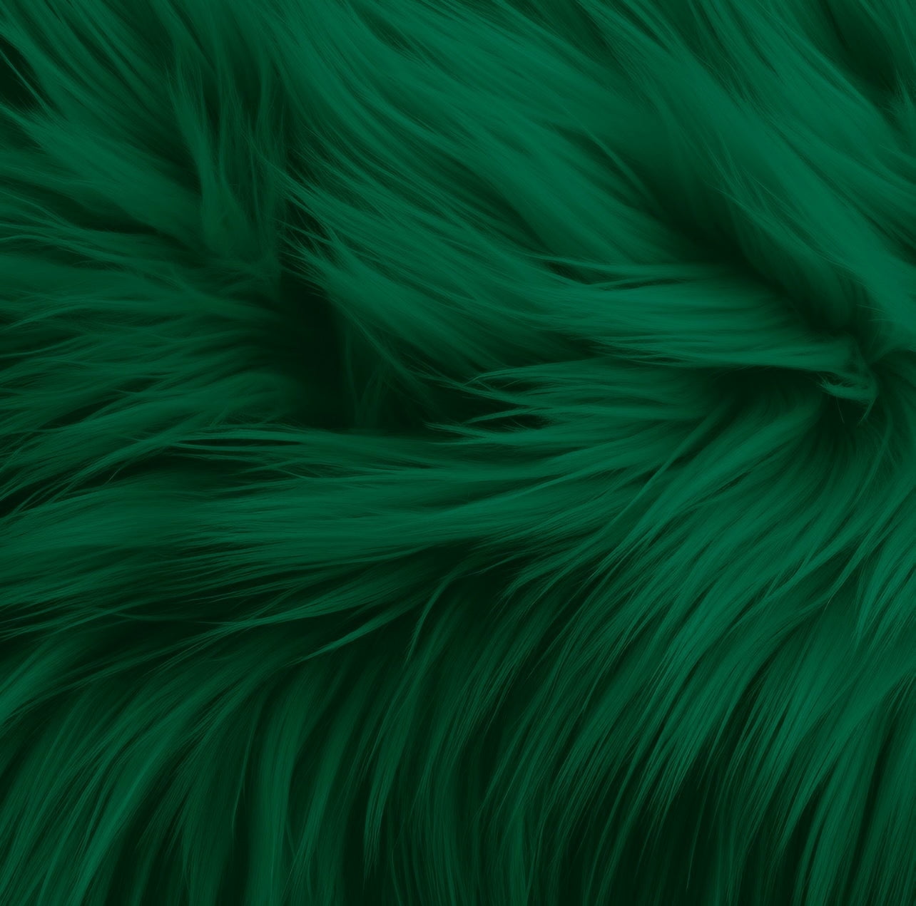 Luxurious Shaggy Faux Fur Tablecloth | Elegant Kelly Green Faux Fur for ...