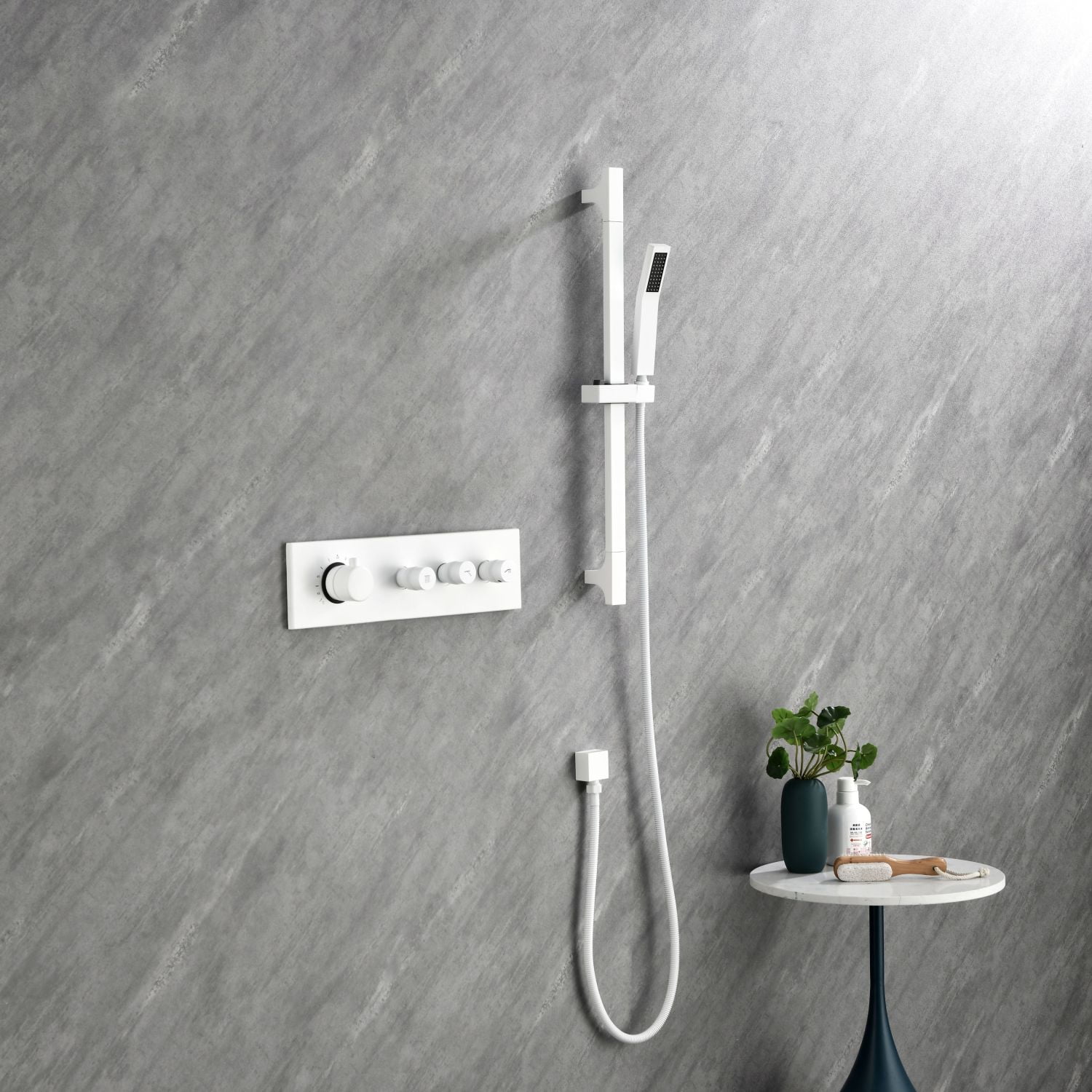 Luxurious Wall Mounted Waterfall Rain Shower System with 3 Invigorating ...