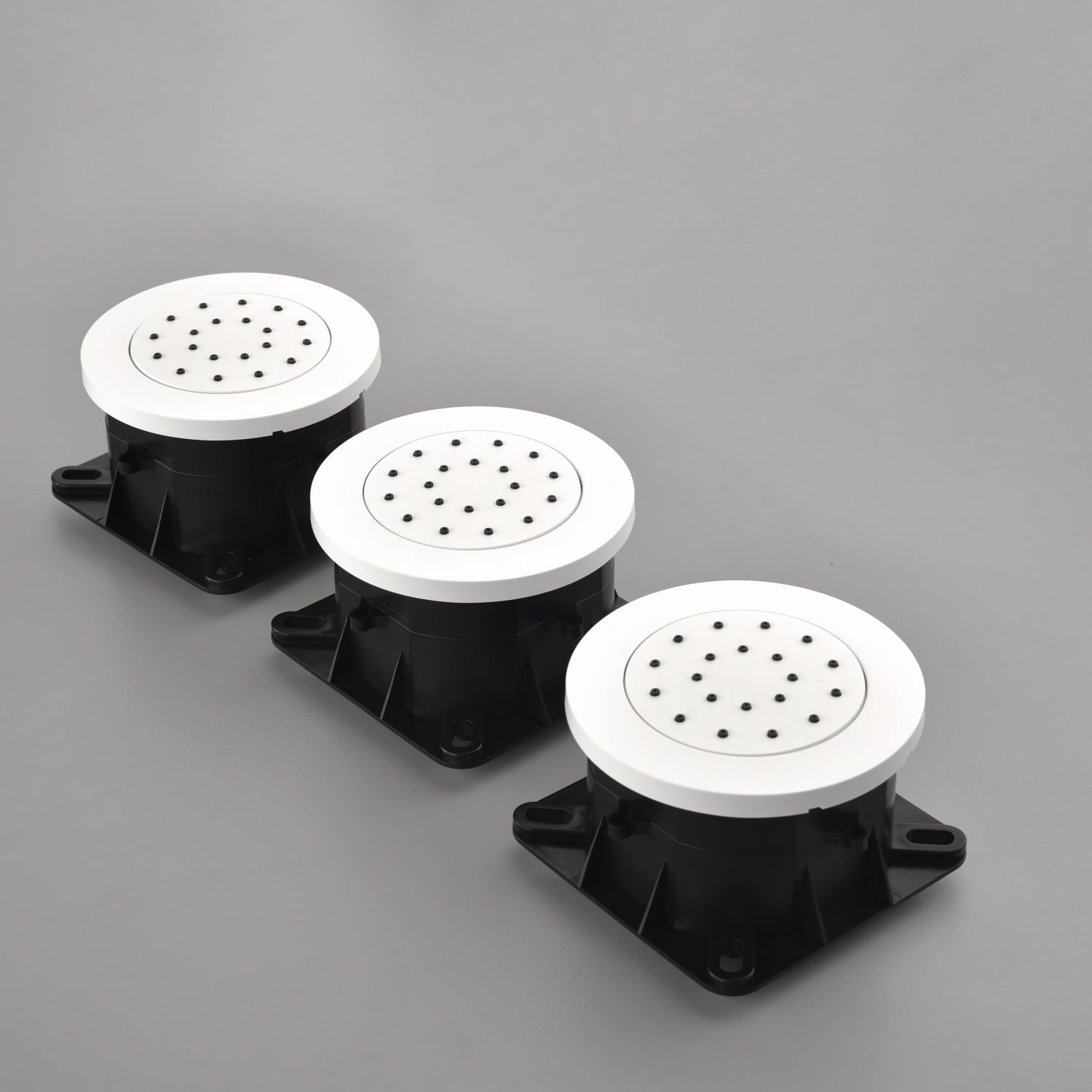 Luxurious White Concealed Body Jet Shower Spa with Square Massage Jets ...