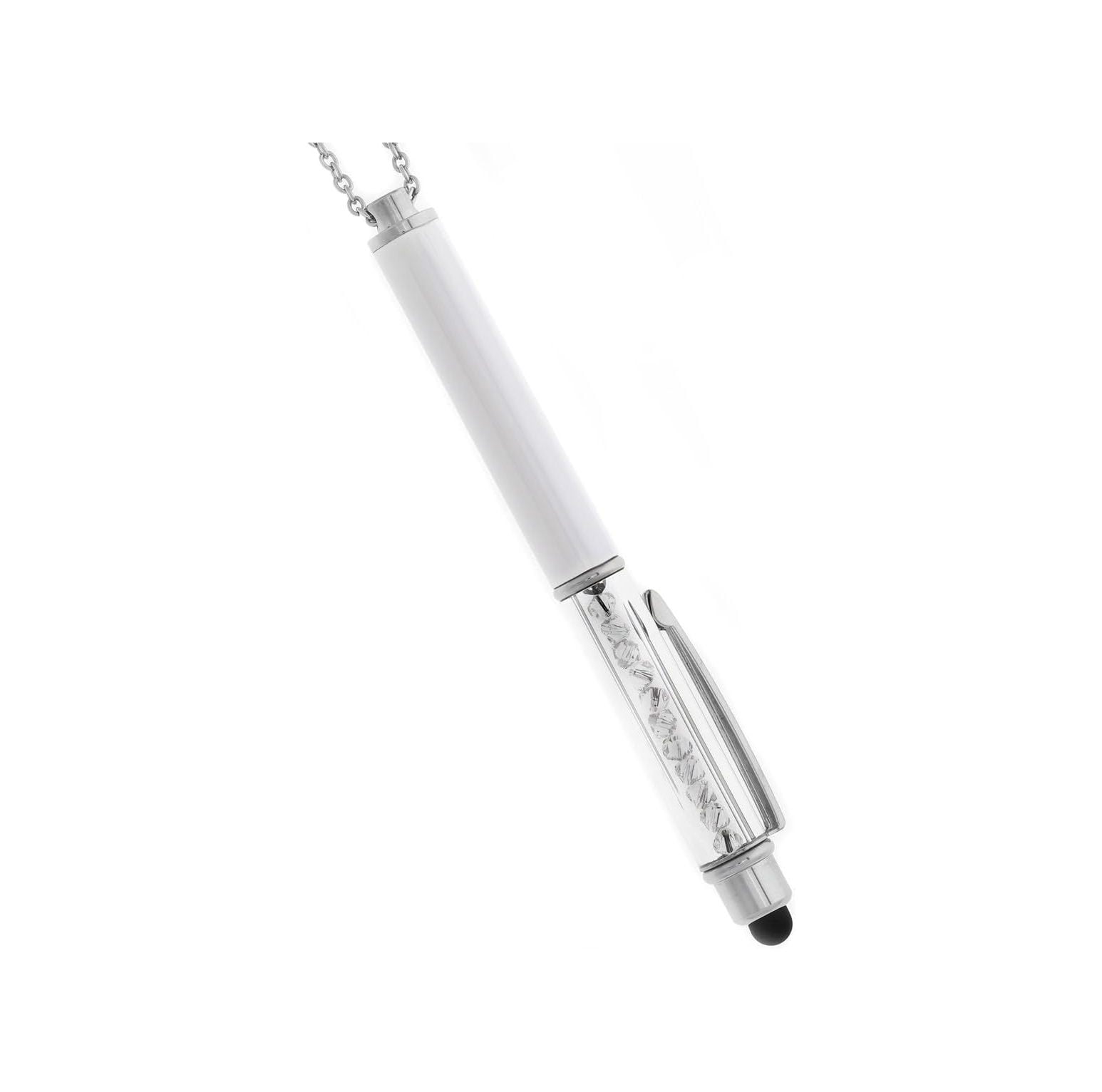 Luxurious ballpoint ‘Stylus’ pen necklace embellished with crystals ...