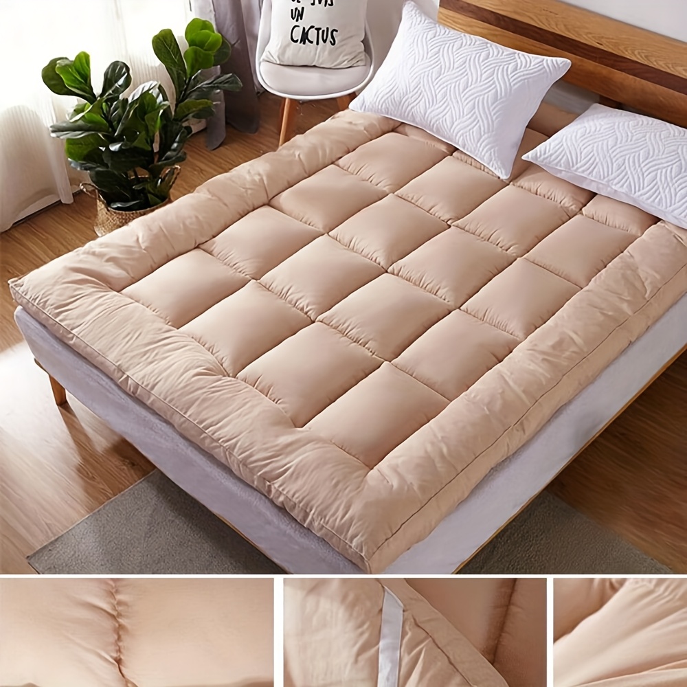 Luxury 1000GSM Mattress Topper Extra Thick Mattress Pad Supersoft Heavy ...