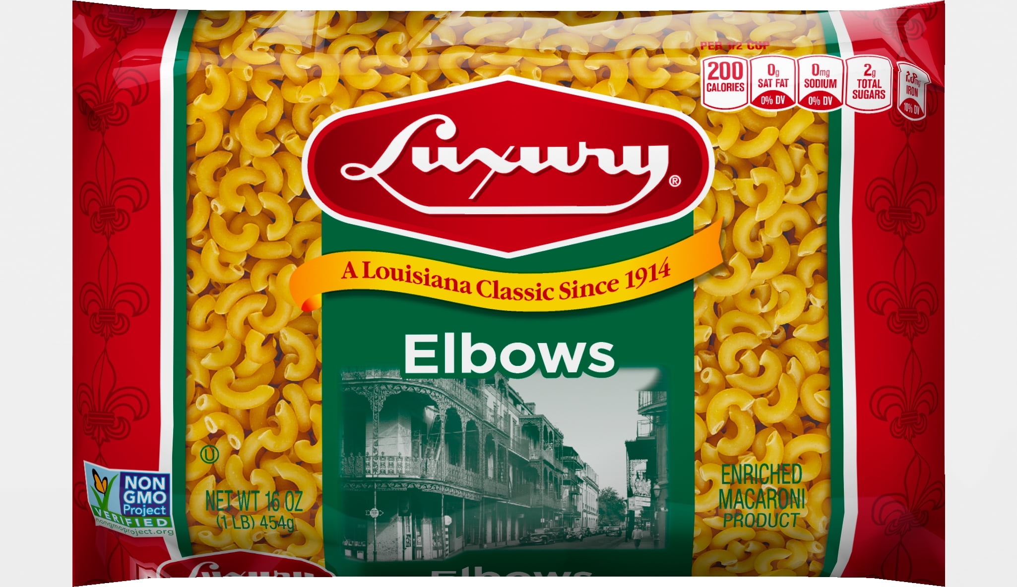 Luxury Elbow Macaroni Pasta, 24-Pack (16 oz Each) – Pasta for Mac ...