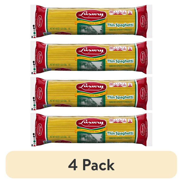 (4 pack) Luxury 16 oz Thin Spaghetti - Walmart.com
