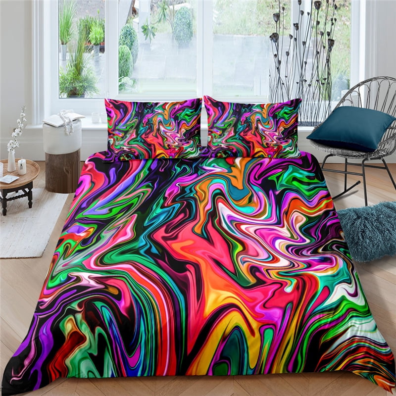 Luxury 3D Color Fashion Texture Print 2/3Pcs Kid Bedding Set ...