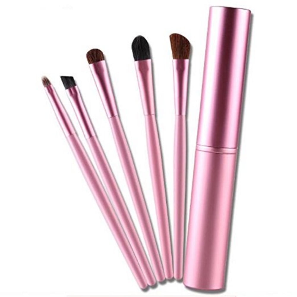 Luxury 5-Piece Professional Eyeshadow Brush Set – Designer Cosmetic Eye ...