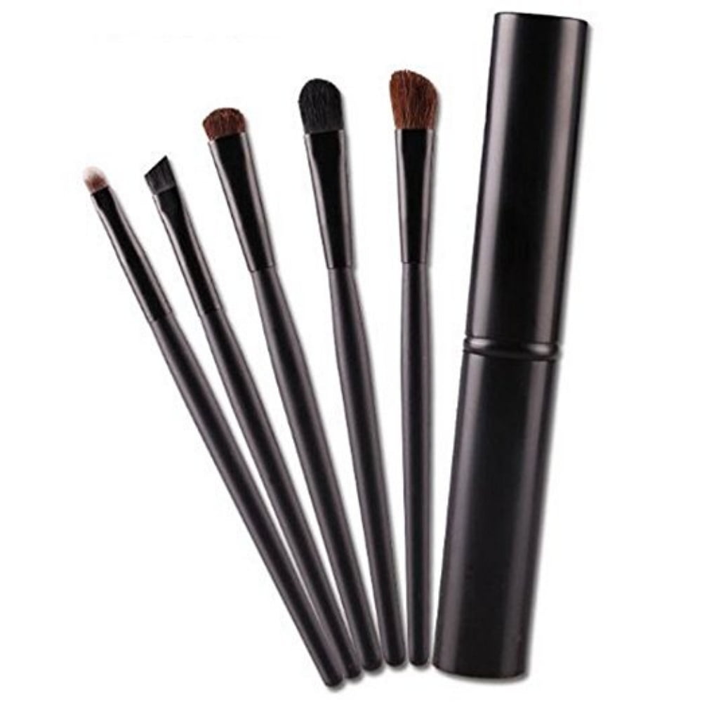 Luxury 5-Piece Professional Eyeshadow Brush Set – Designer Cosmetic Eye ...
