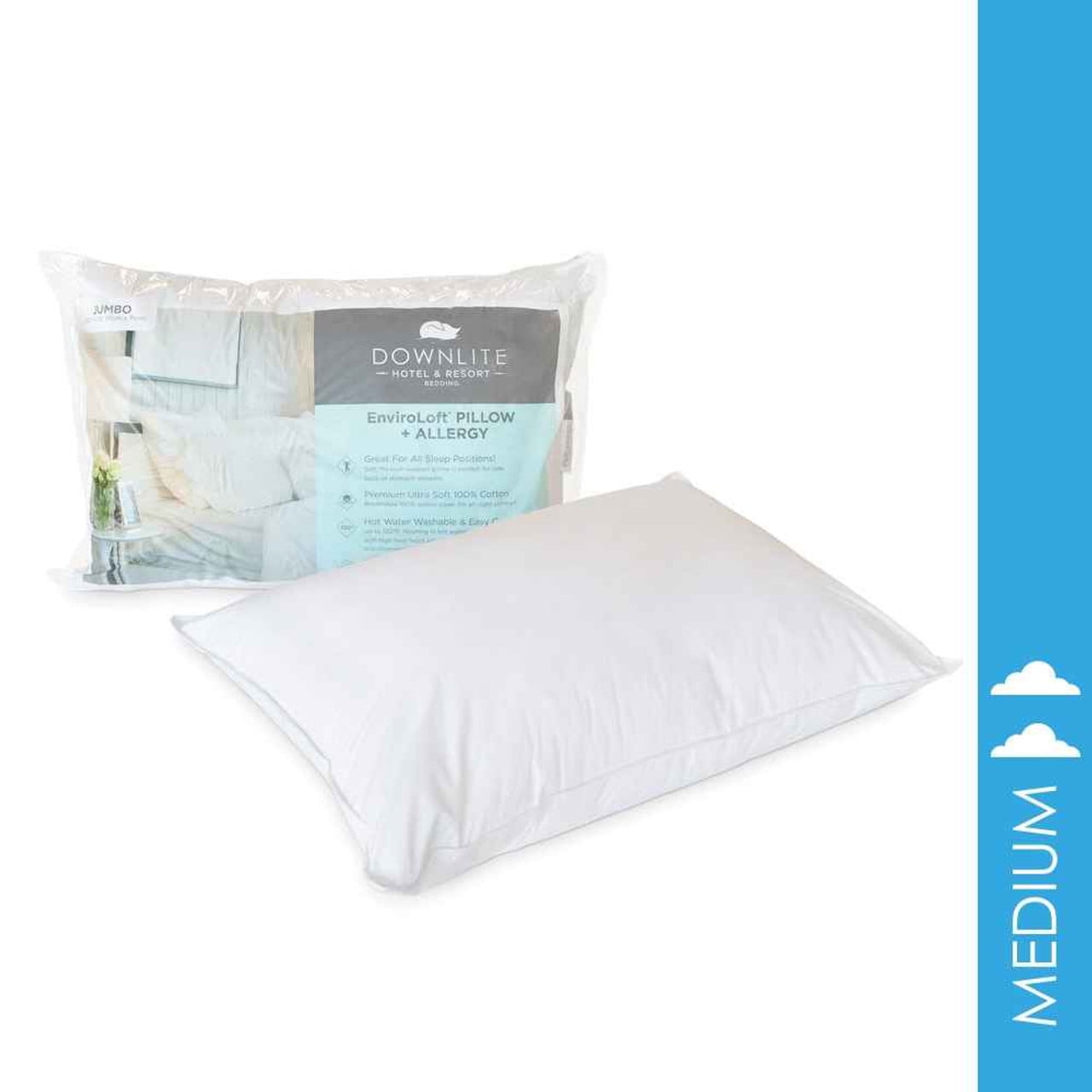 Luxury AAFA Certified Allergen Friendly Pillow - Shapeable & resilient ...