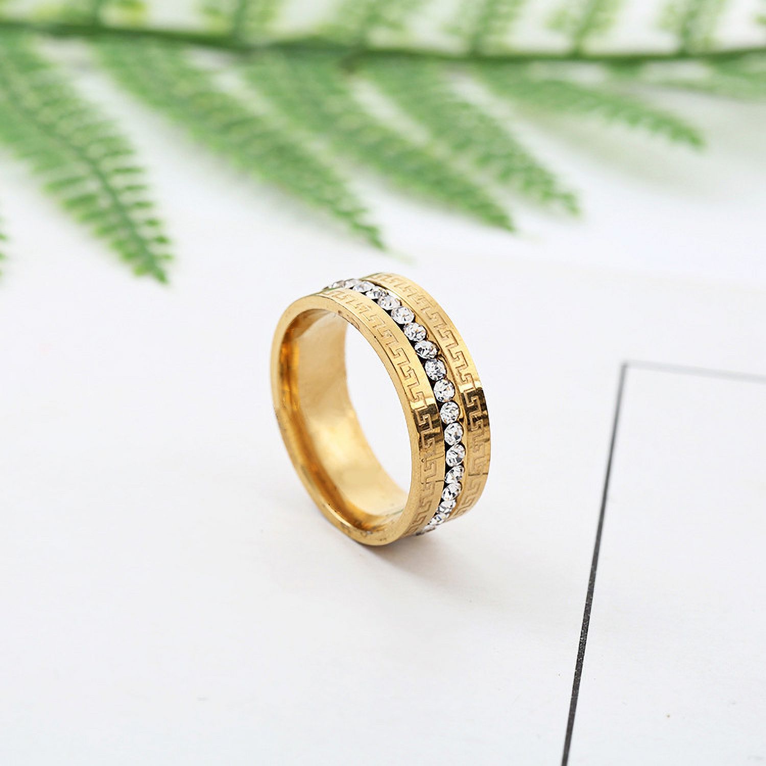 Luxury Arabic Islamic Muslim Allah Iced Out CZ Charm Ring 14K Yellow ...