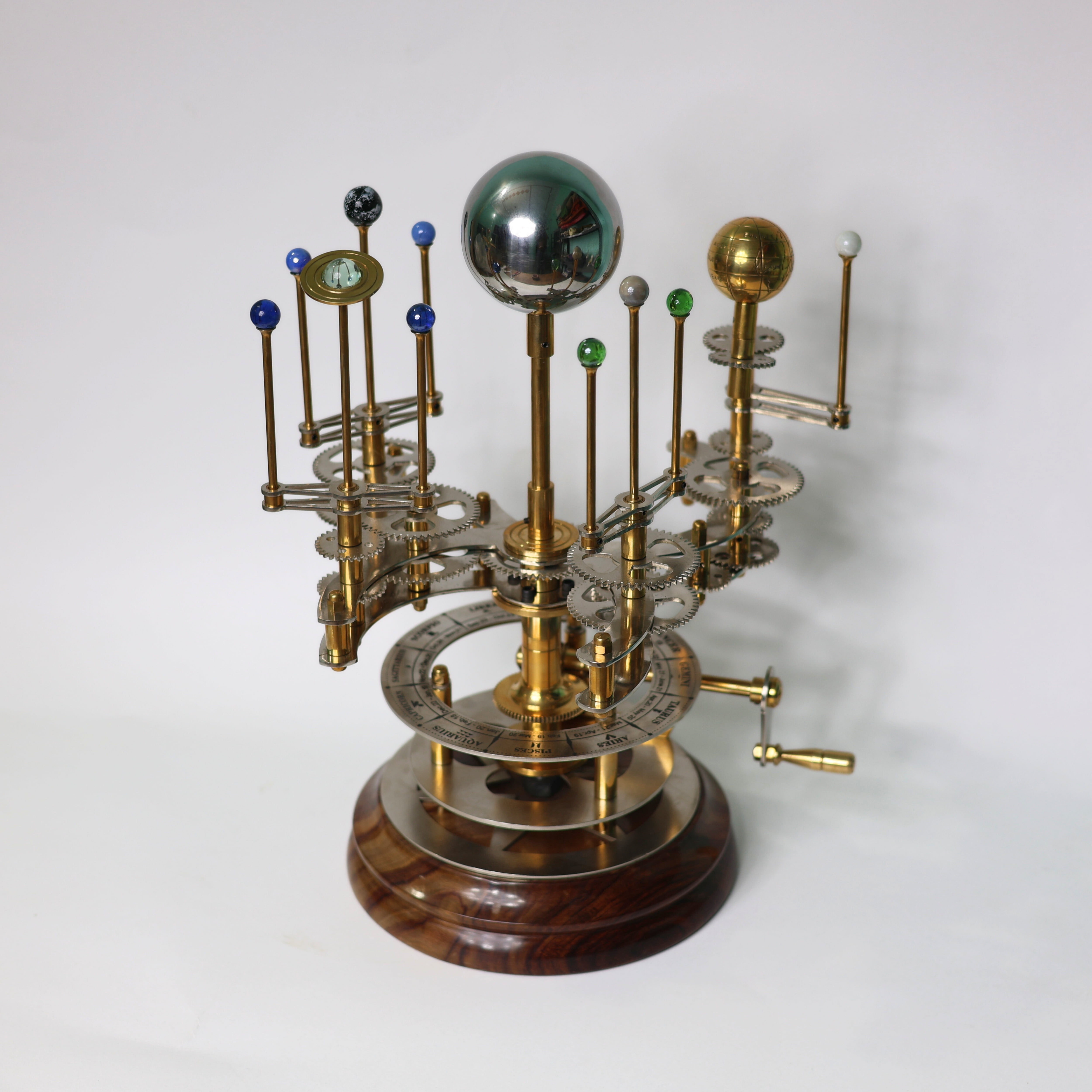 Luxury Art Piece for Book Shelves Brass and Steel Orrery A Functional ...