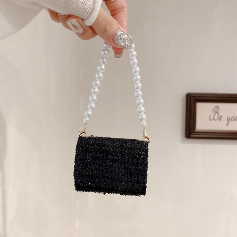 Luxury Autumn Winter Tweed Cloth Earphone Case Bag For AirPods 4 3 2 ...
