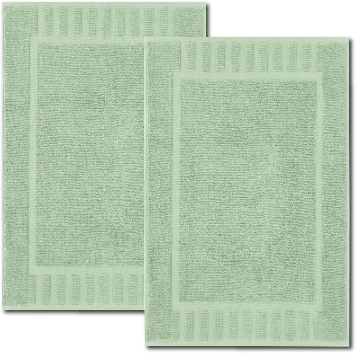 Luxury Bath Mat Floor Towel Set - Absorbent Cotton Hotel Spa Shower ...