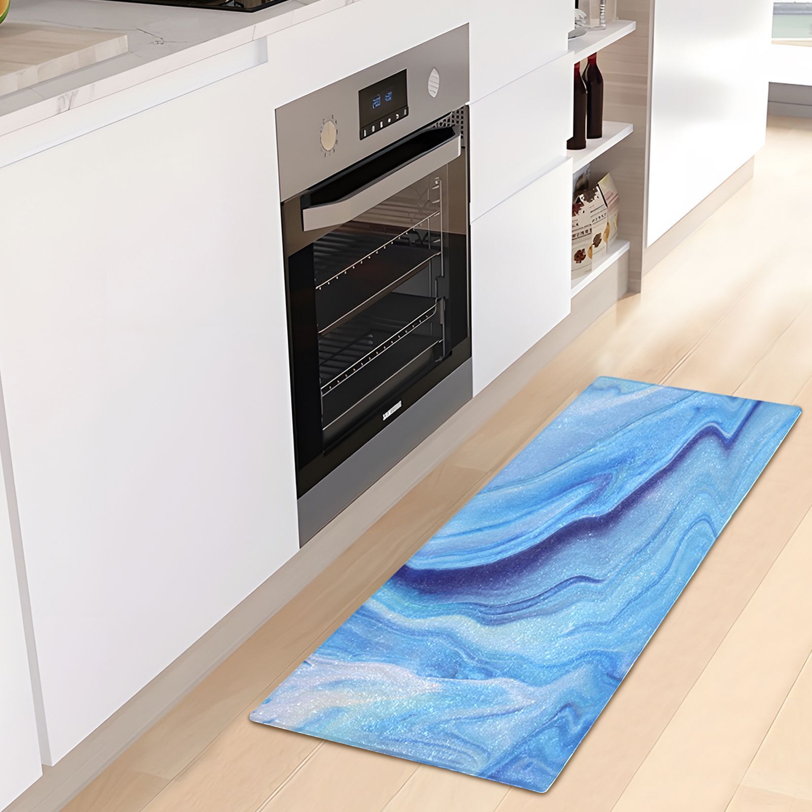 Luxury Bathroom Rug 39"x20" Non Slip Bedroom Mat Plush Shaggy Soft ...