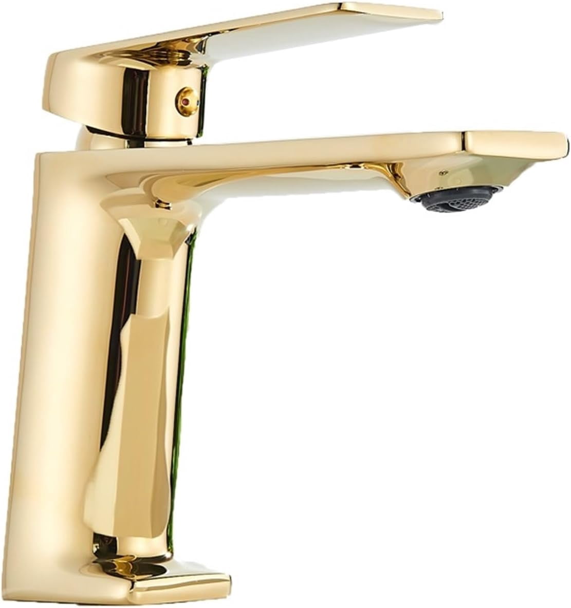 Luxury Black Deck Mounted Bathroom Basin Mixer Tap 6 Color Tap Basin ...