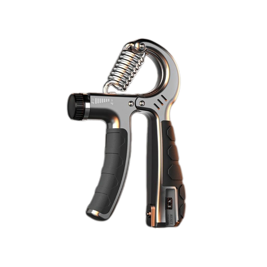 Luxury Black Smart Grip Adjustable Hand Gripper (5kg-200kg ...