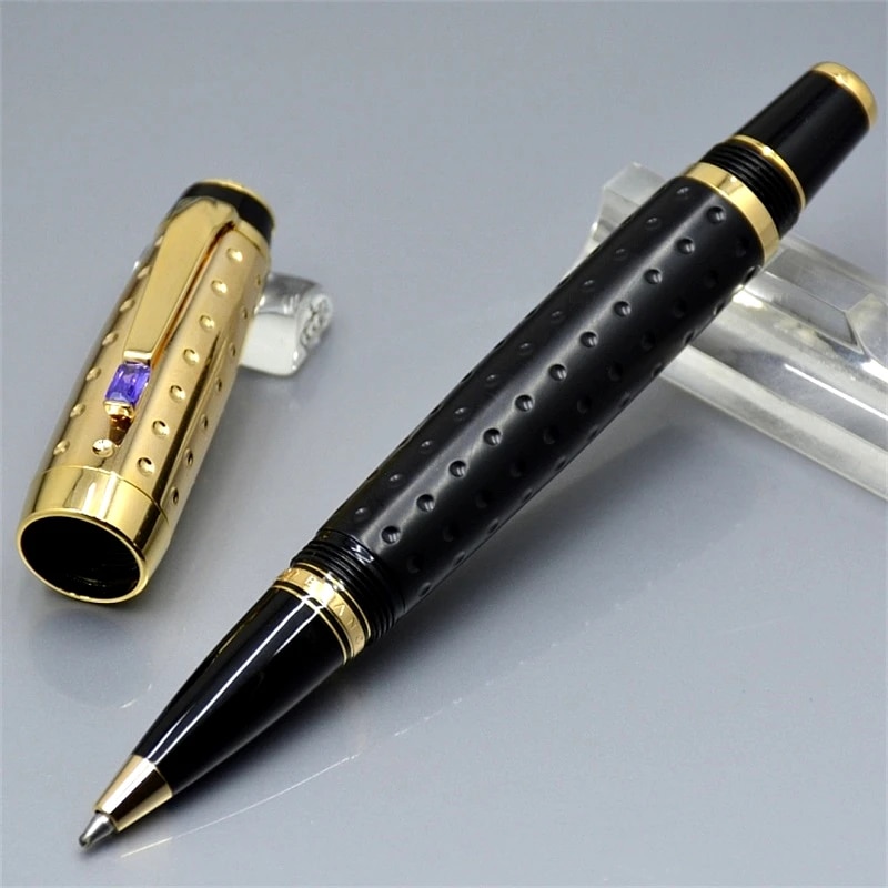 Luxury Blance Bohemie White & Black Resin Rollerball Pen Classic MB ...