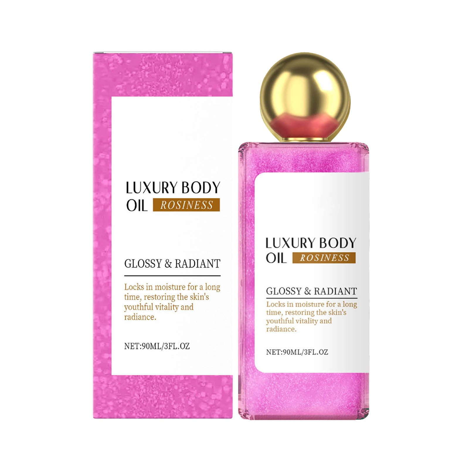 Luxury Body Oil | Hydrating & Illuminating with Natural Shimmer | For ...