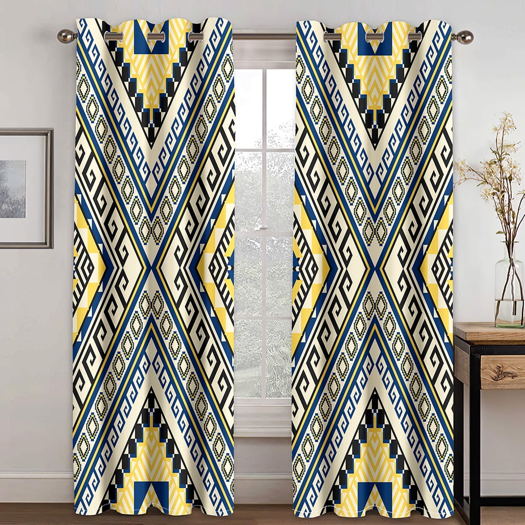 Luxury Bohemia Baroque Gothic Saba Abstract Window Curtains Blinds for ...