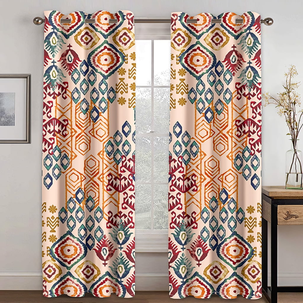 Luxury Bohemia Baroque Gothic Saba Abstract Window Curtains Blinds for ...