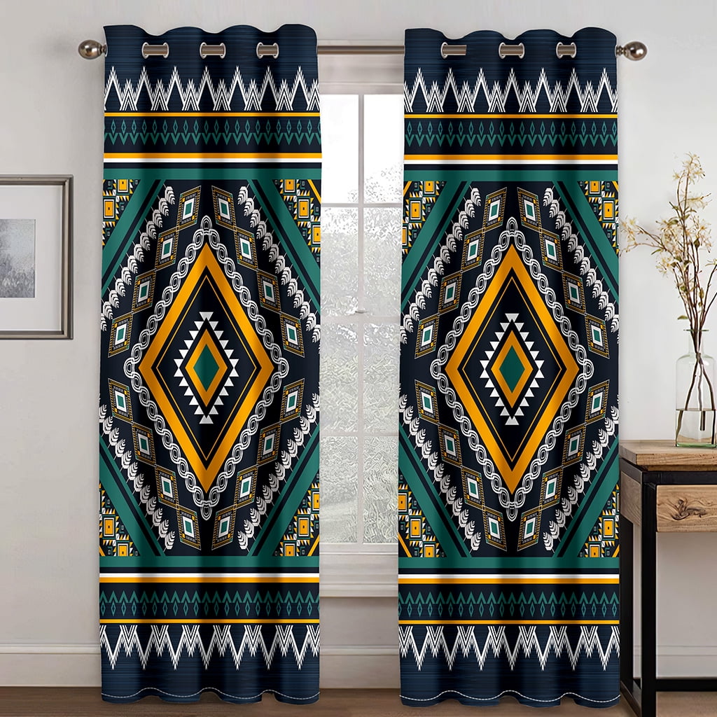 Luxury Bohemia Baroque Gothic Saba Abstract Window Curtains Blinds for ...