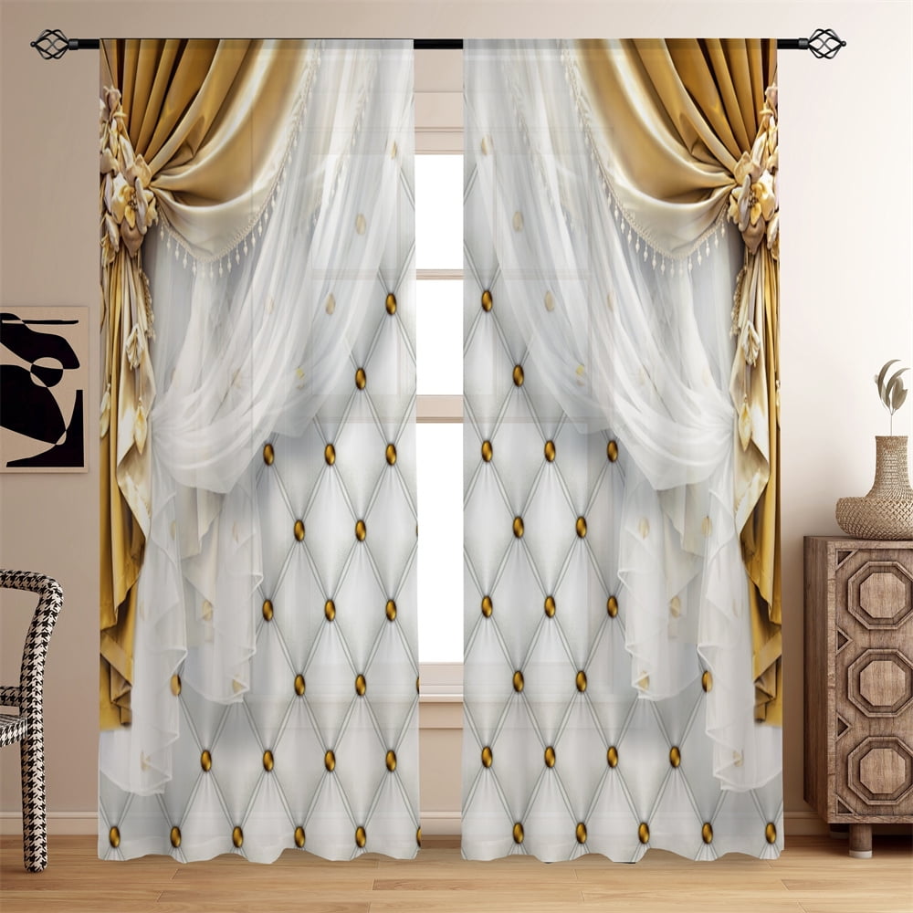 Luxury Bohemia Baroque Gothic Saba Abstract Window Curtains Blinds for ...