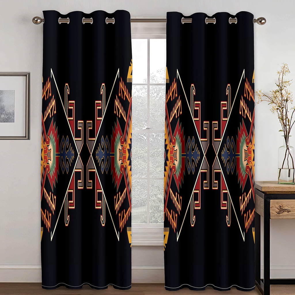 Luxury Bohemia Baroque Gothic Saba Abstract Window Curtains Blinds for ...