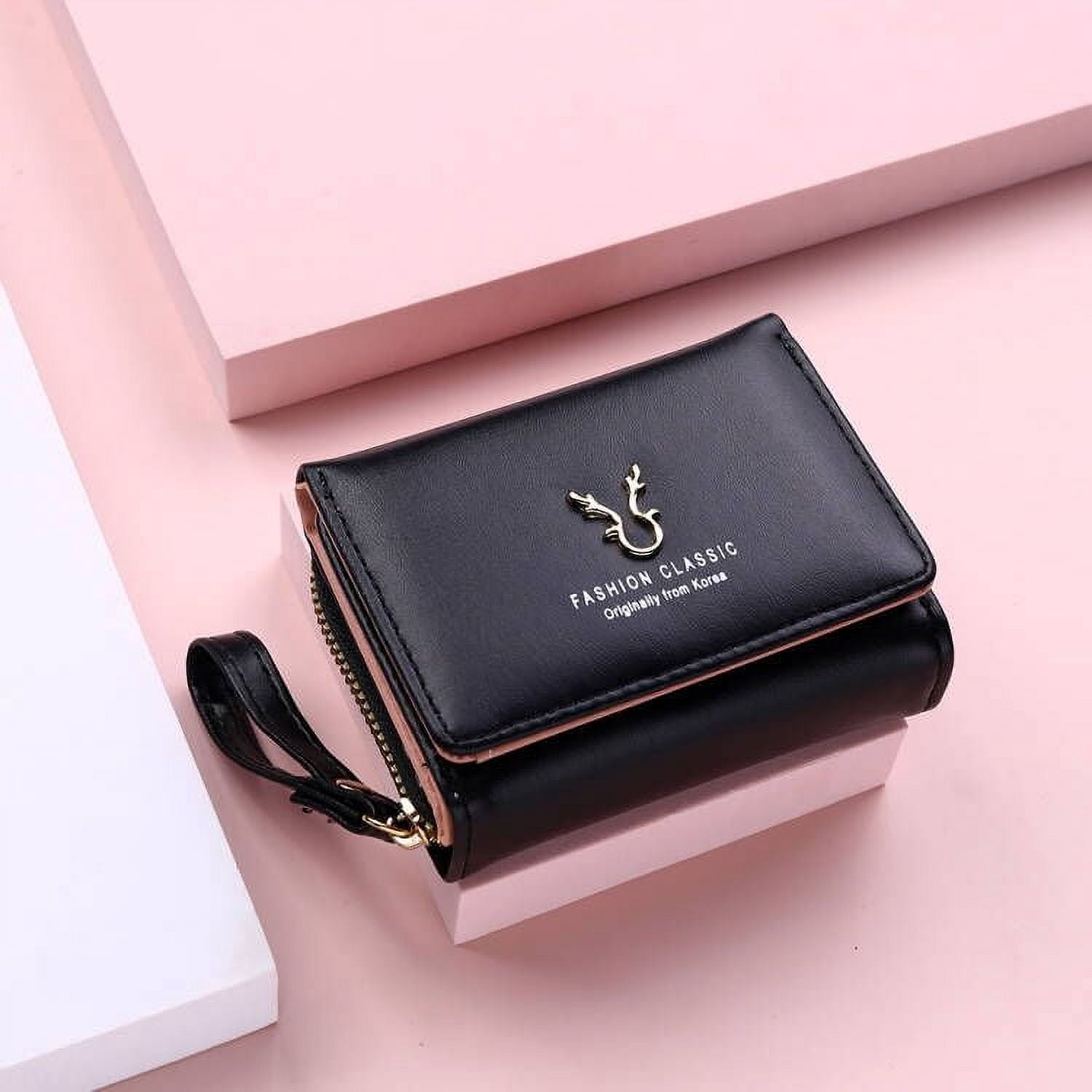Luxury Brand Women's Small Wallet Female Card Holder Short Wallets with ...