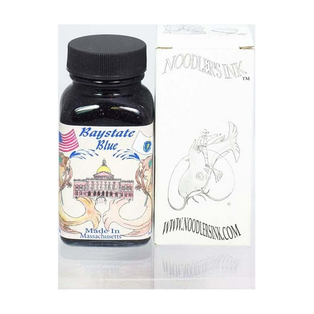 Luxury Brands Noodler's Ink Bottle Refill Baystate Blue 3 oz - Walmart ...