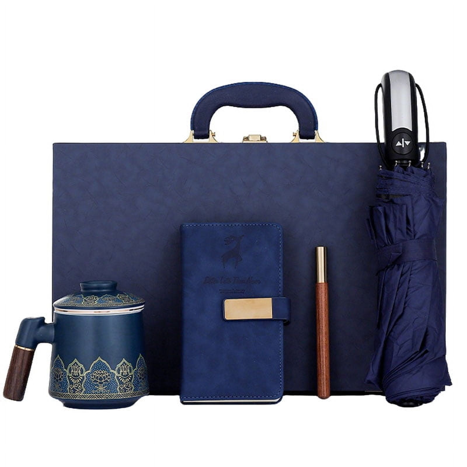 Luxury Business Gift Set - Premium Ceramic Tea Set, Pen, Notebook, and ...