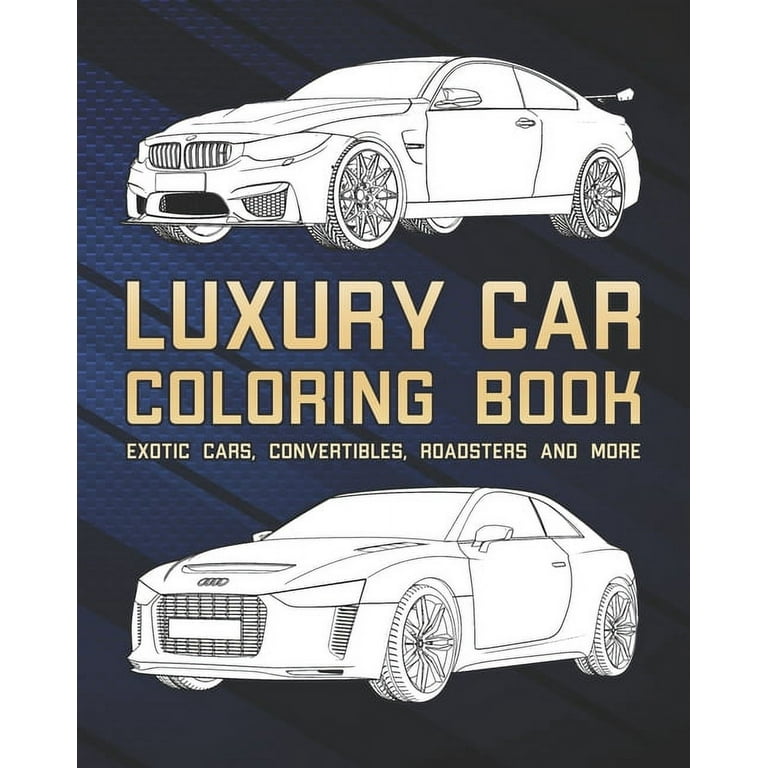 convertible car coloring pages