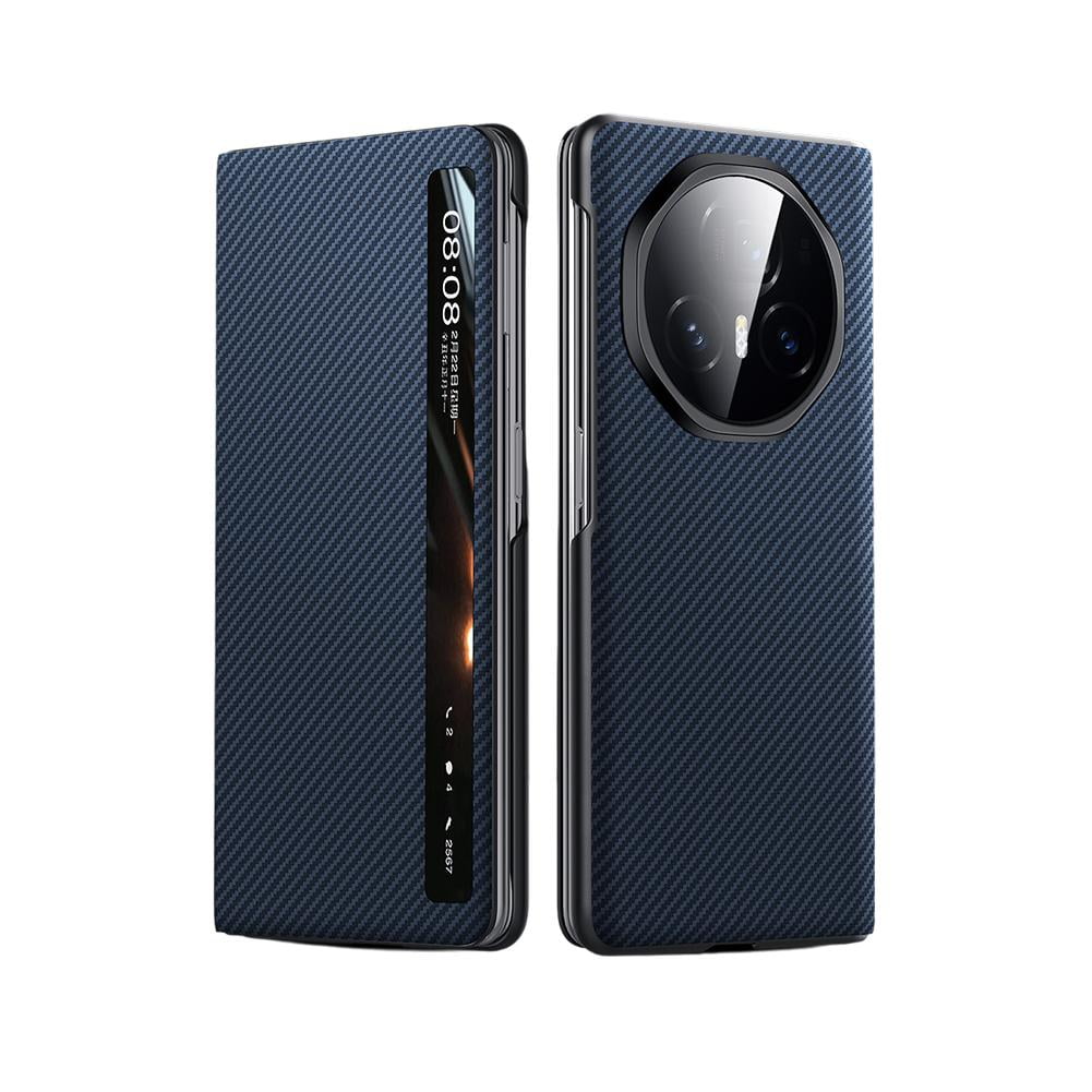 Luxury Carbon Fiber Pattern Leather Case For Honor V3 New 2024 Magic ...