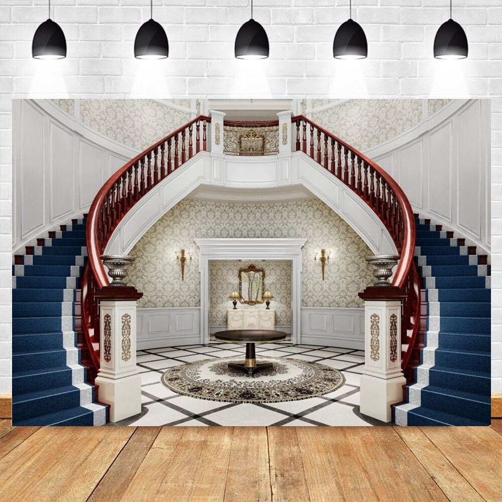 Luxury Castle Palace Church Scene Photography Backdrop Dreamy Flower ...