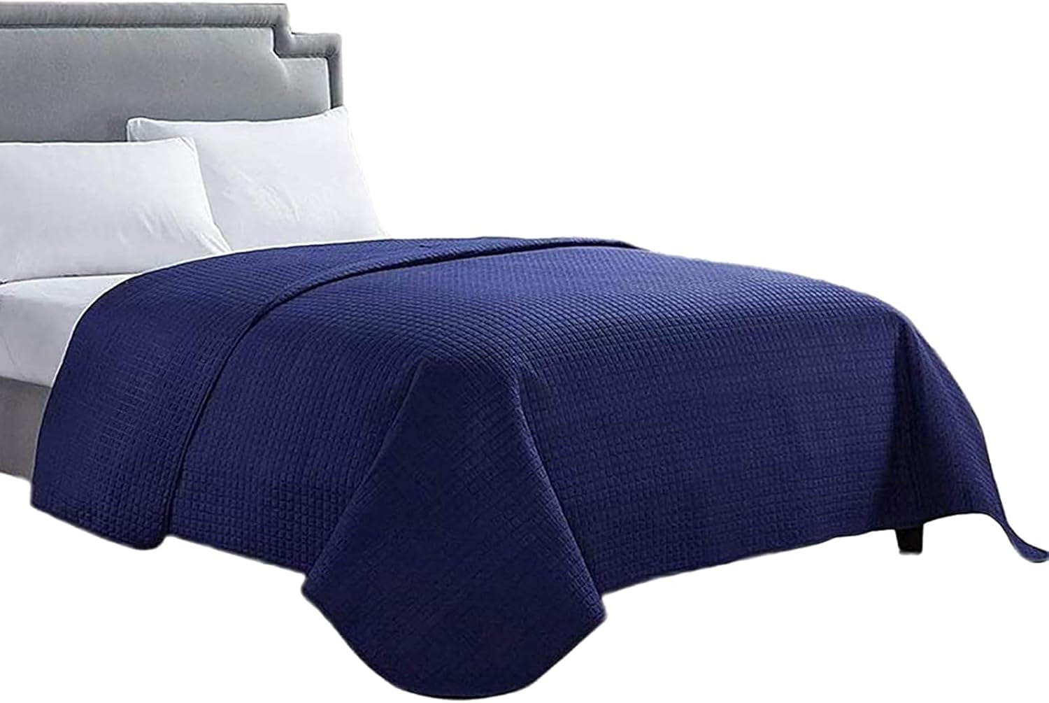 Luxury Checkered Super Soft Solid Single Pinsonic Quilted Bed Quilt ...