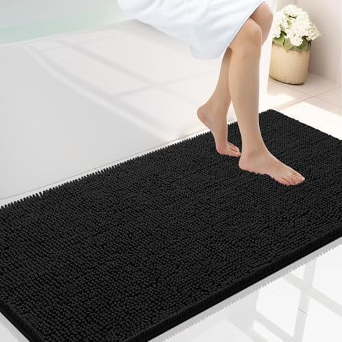 Luxury Chenille Bathroom Rugs 44x24, Extra Soft and Absorbent Shaggy ...
