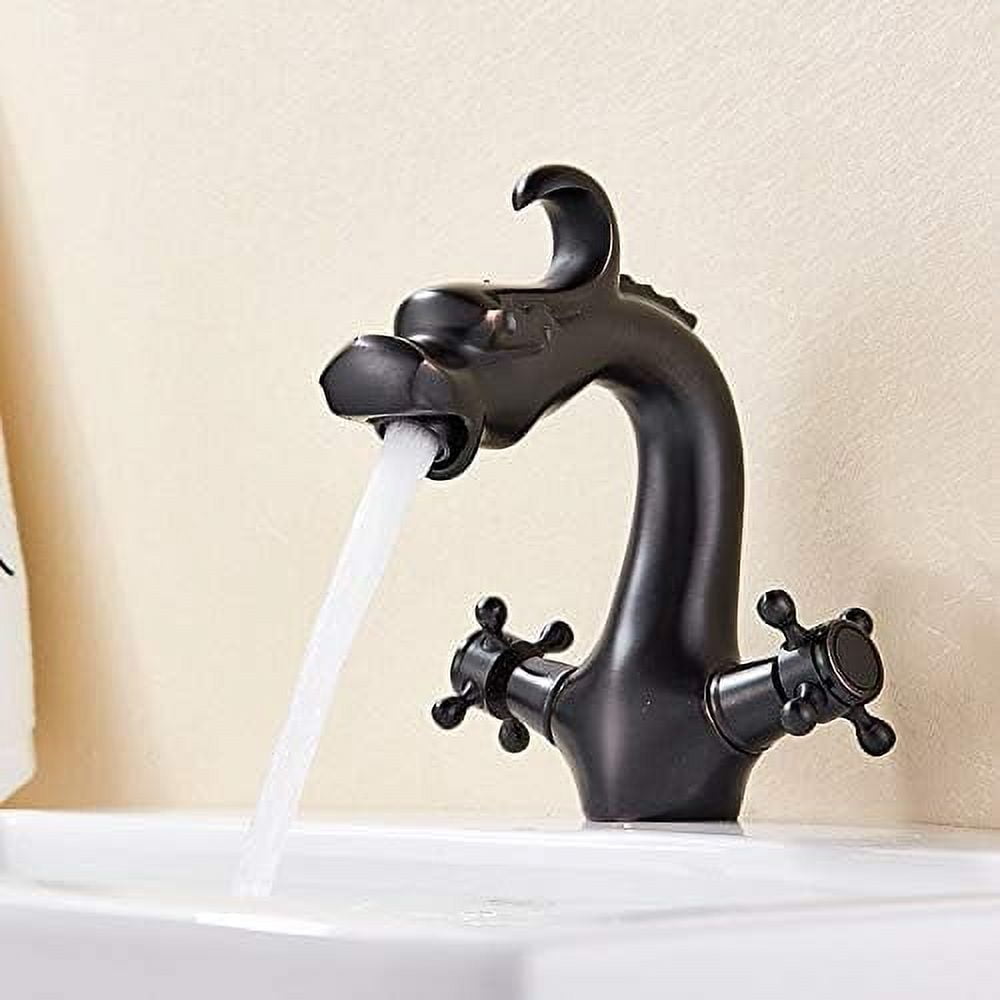 Luxury Chrome Bathroom Sink Faucet Basin Mixer Tap Swan Style Vessel ...
