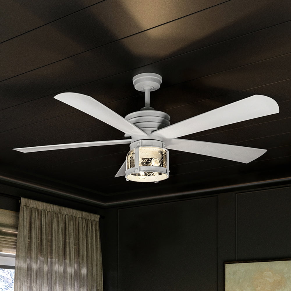 Luxury Coastal Ceiling Fan, 20.755H x 56W, with Shabby Chio Style ...