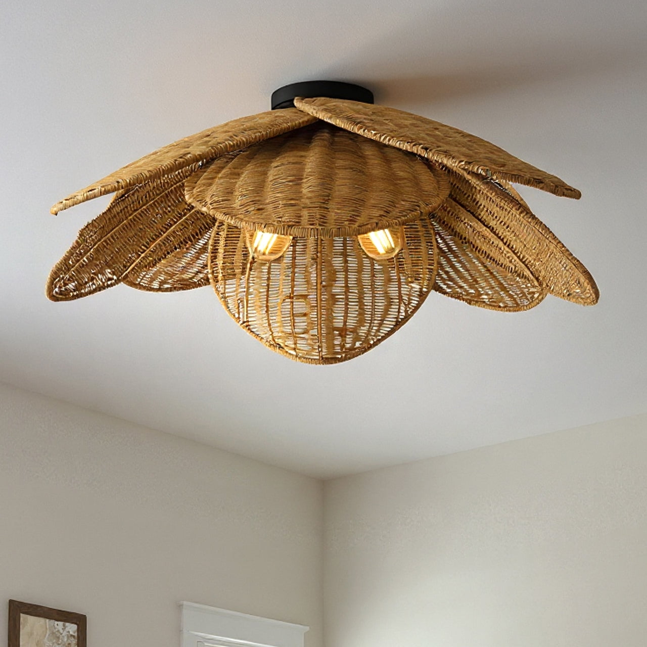 Luxury Coastal Ceiling Light, Matte Black, UQL6571 - Walmart.com