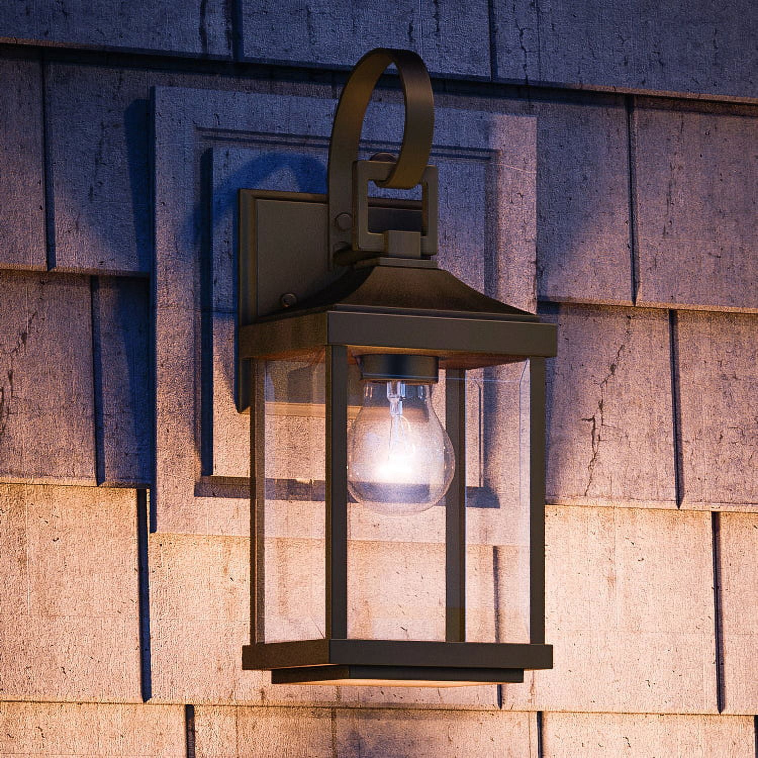 Luxury Colonial Outdoor Wall Sconce, 15.125''H x 5.5''W, with Farmhouse ...