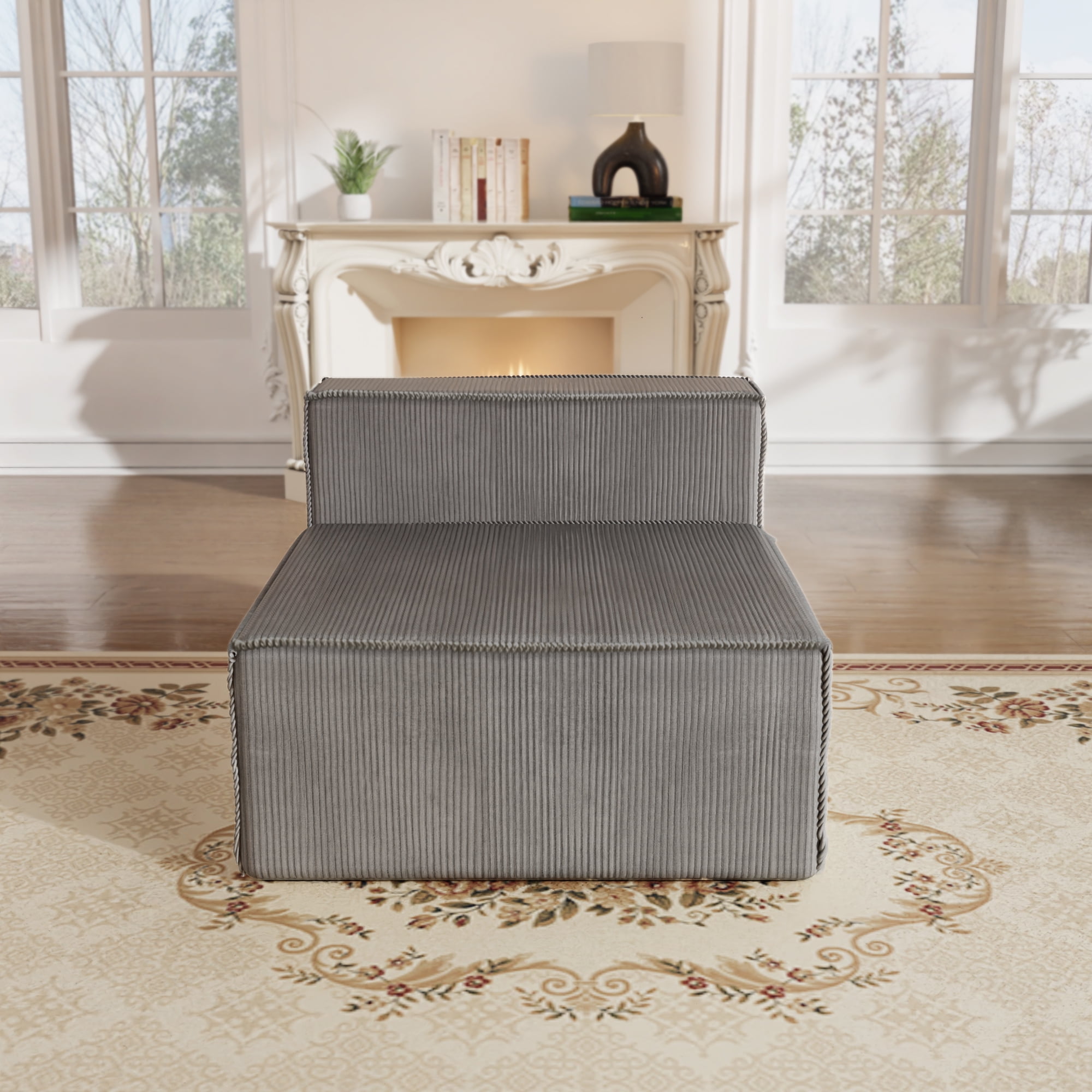 Luxury Compression Module Couch,Chenille,Thick Seat,Soft Sectional Sofa ...