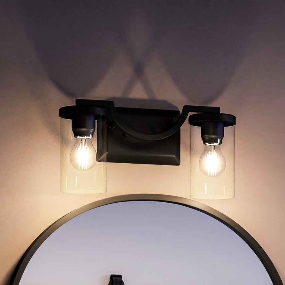 Luxury Contemporary Bath Light, 8H x 16W, with Modern Style, Midnight ...
