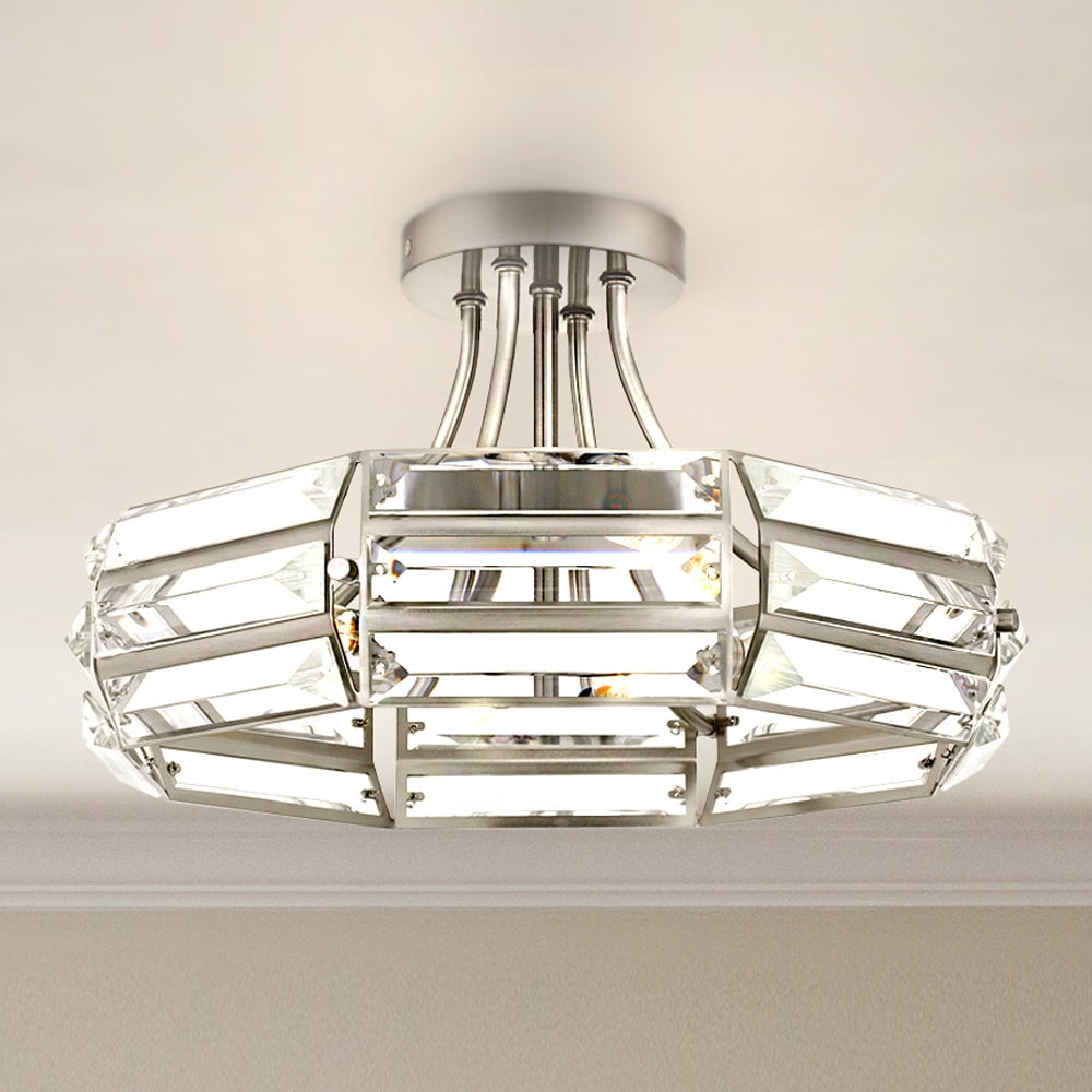 Luxury Contemporary Ceiling Light, Brushed Nickel, UQL5850 - Walmart.com