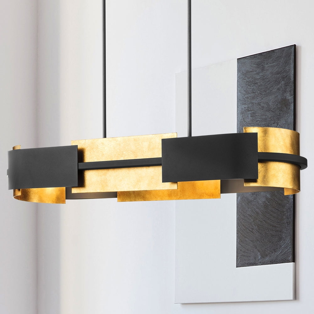 Luxury Cosmopolitan Chandelier, Textured Black, UHP4700 - Walmart ...