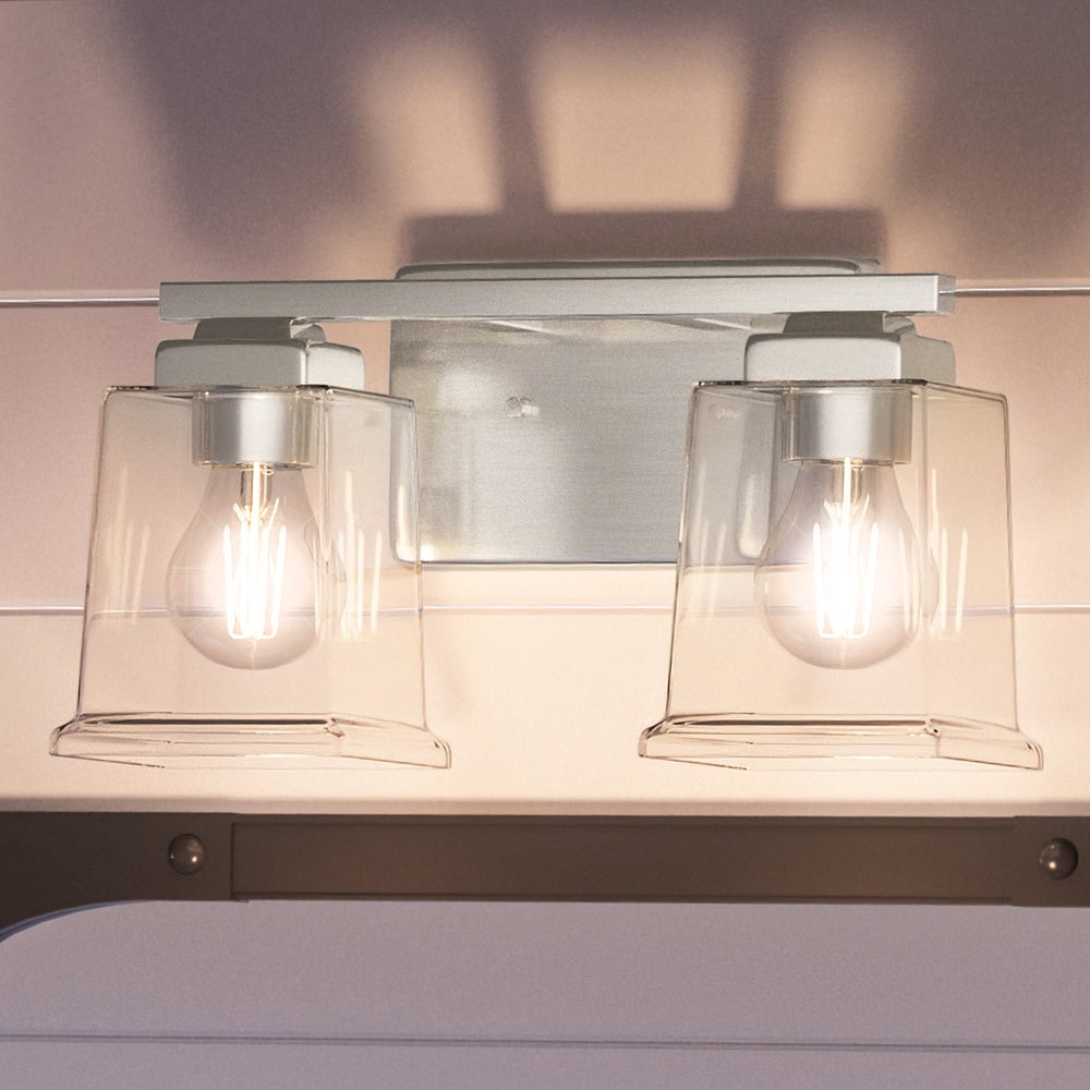 Luxury Craftsman Bath Light, 7H x 12.25W, with Modern Farmhouse Style ...