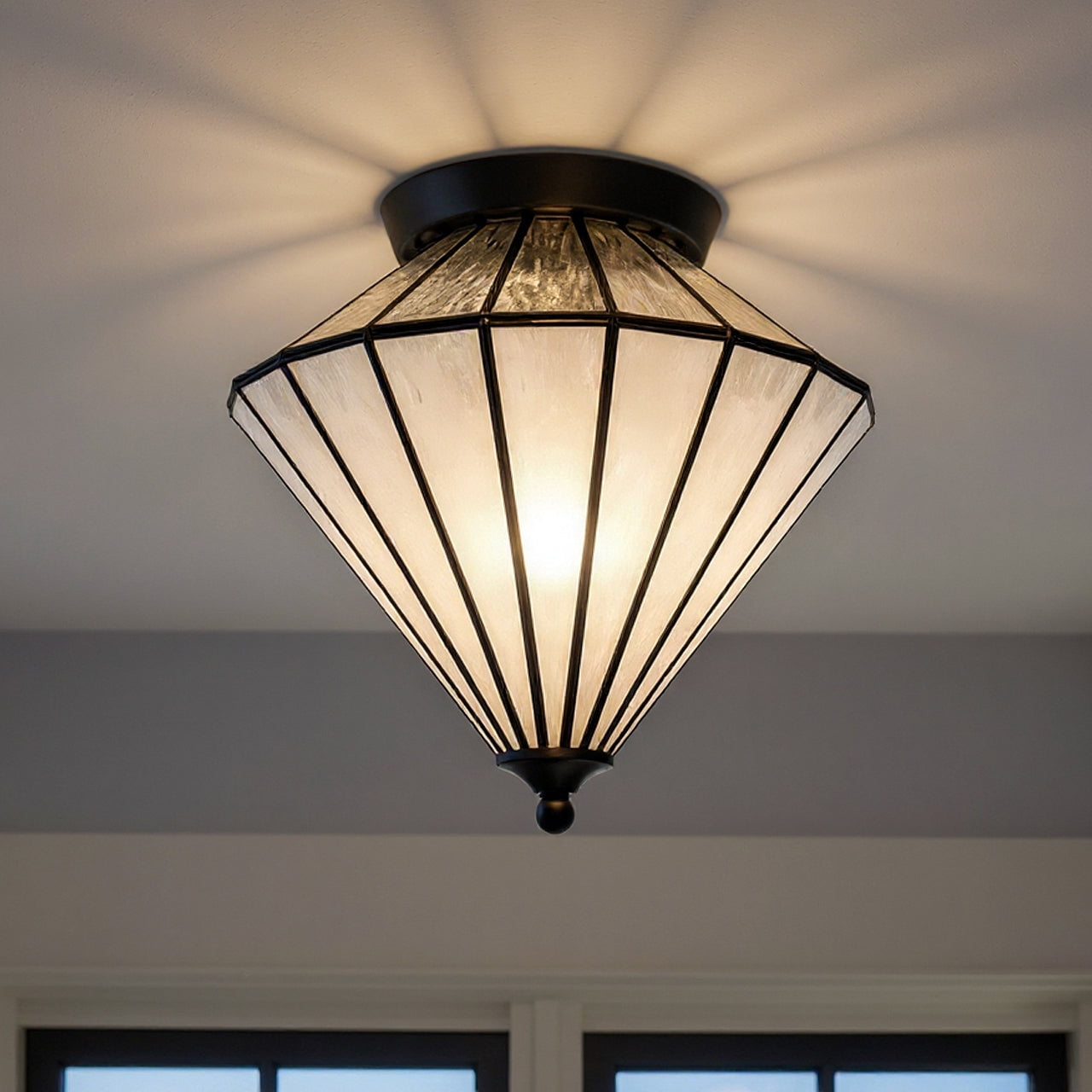 Luxury Craftsman Ceiling Light, Matte Black, UQL6510 - Walmart.com
